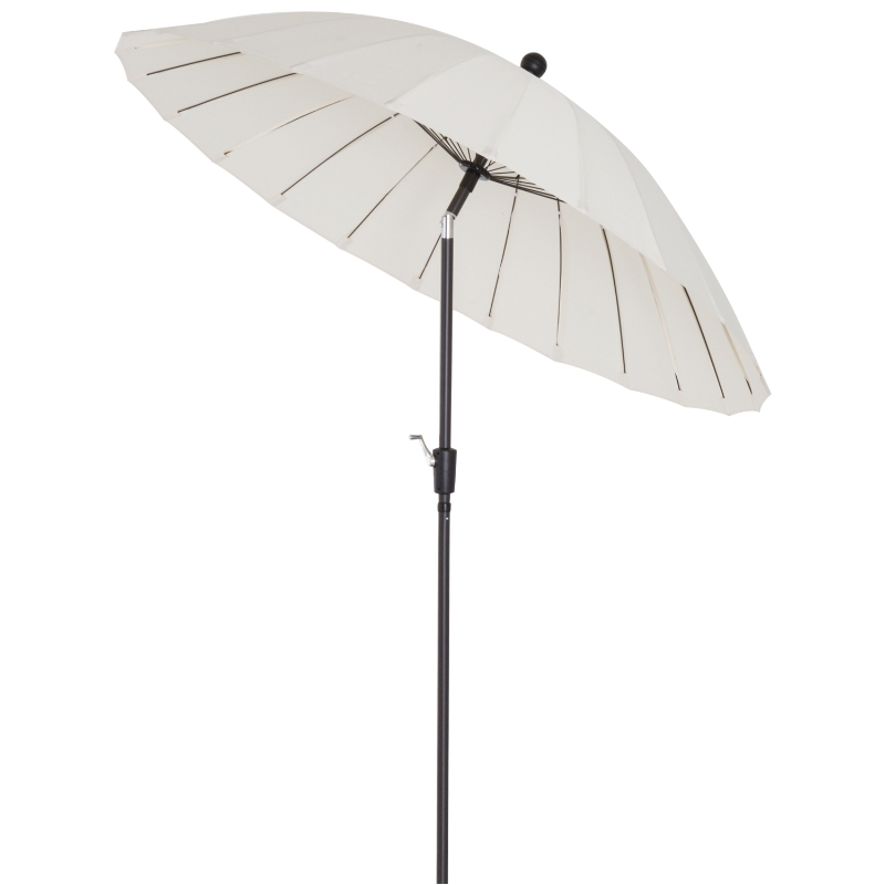 Zonnescherm met handslinger tuinscherm strandscherm knikbaar aluminium ...