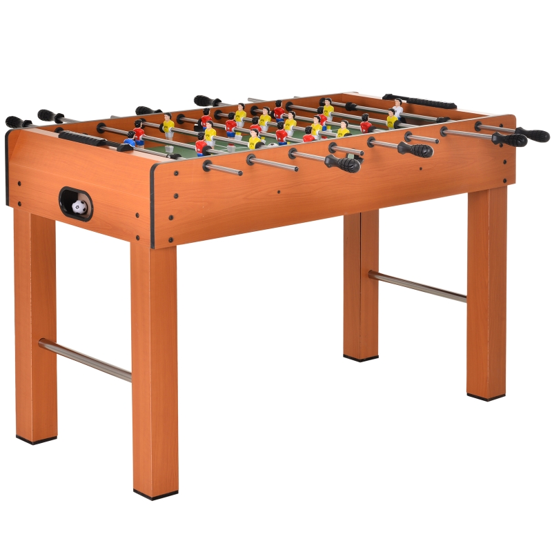 HOMCOM 4FT Football Foosball Play Table Kids Family Soccer Ball with ...