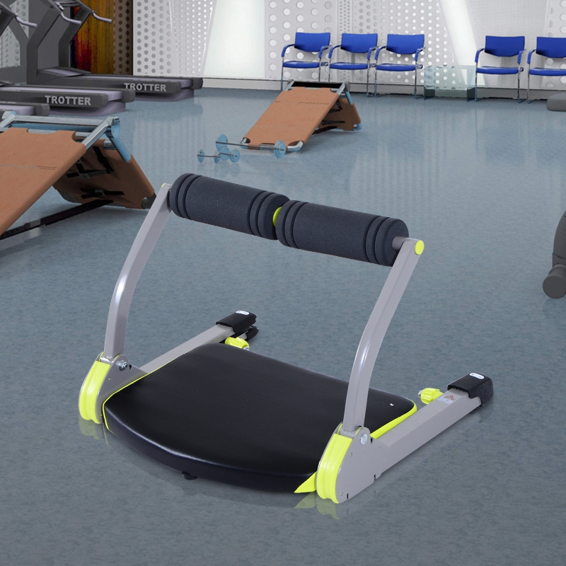 HOMCOM Adjustable Metal Fitness Exercise Machine-Grey