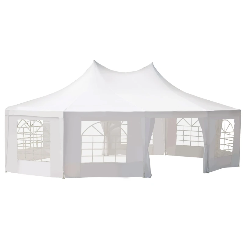 Outsunny 8.9x6.5 m Waterproof Marquee Canopy-White |AOSOM IE