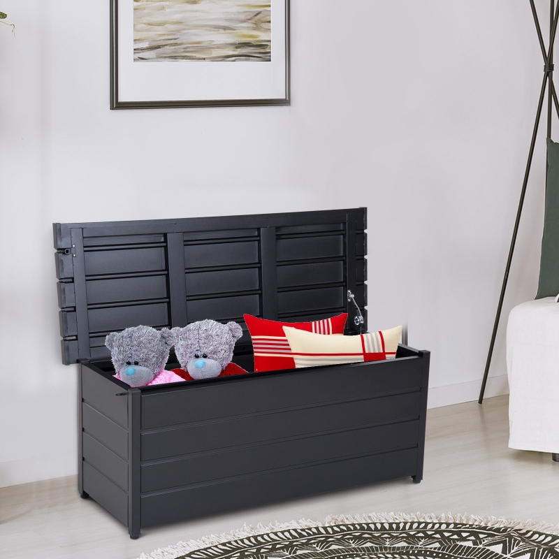 Black storage bench store