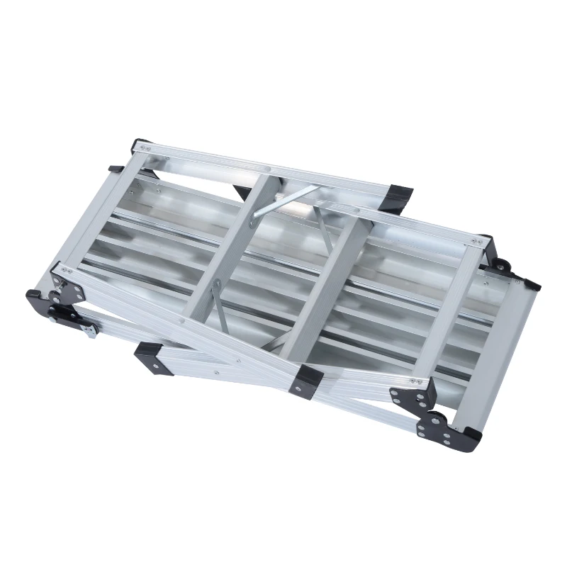 HOMCOM Folding Aluminum Workstand,109Lx40Wx50H cm |aosom.co.uk