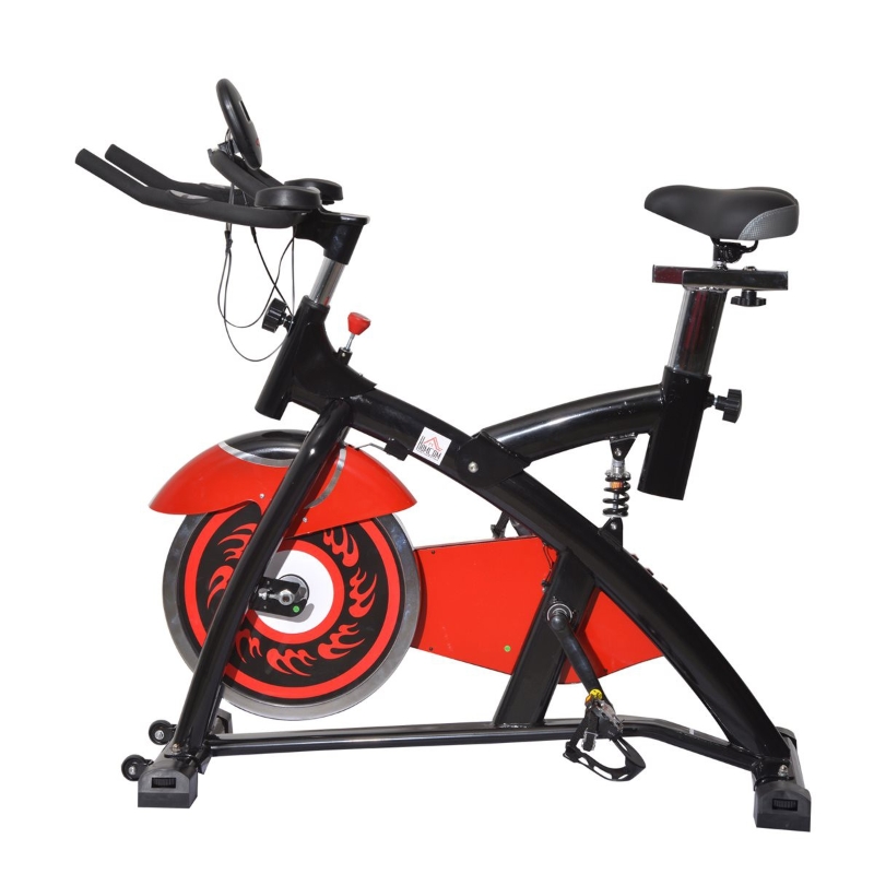 Homcom Fahrradtrainer Fitnesstrainer Hometrainer inklusive LED Display ...