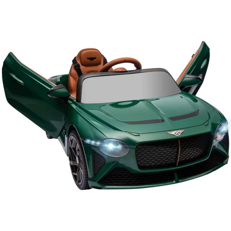 HOMCOM Bentley Bacalar Licensed 12V Kids Electric Ride on Car with ...