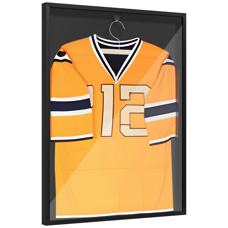 HOMCOM Football Shirt Frame Display, Acrylic Jersey Frame with UV ...