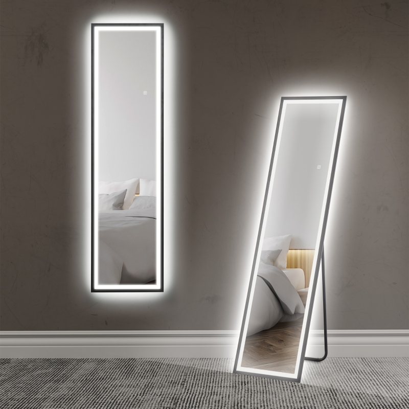 Stand up light mirror store