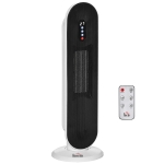 HOMCOM Ceramic Tower Heater Oscillating Space Heater w/ Remote Control ...