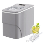 HOMCOM Portable Ice Maker Countertop, Bullet Ice Cube Machine, 9 Ice ...
