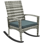 Outsunny Rattan Rocking Chair Rocker Garden Furniture Seater Patio ...
