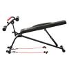 HOMCOM Banco de Abdominales Plegable Ajustable en Altura con 4 Ángulos ...