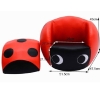 HOMCOM Children Ladybug Chair Set Armchair Sofa and Stool Theme ...