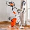 HOMCOM 2-in-1 Upright Exercise Bike Stationary Foldable Magnetic ...