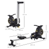 HOMCOM Indoor Body Health & Fitness Adjustable Magnetic Rowing Machine ...