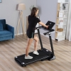 HOMCOM Folding Treadmill for Home Motorised Running Machine w/ LCD ...