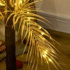 HOMCOM Lámpara de Pie de Palmera con 150 Luces LED Blanco Cálido ...