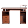 HOMCOM Wooden Office Computer PC Table Writing Desk Home Furniture ...