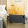 HOMCOM 2000W Electric Convector Heater, Freestanding or Wall Mounted ...