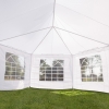 Outsunny White Event Tent Octagonal Party Tent 6.8m x5m | Aosom UK