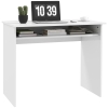 HOMCOM 90 x 50cm Computer Table, Modern Home Office Desk, Small Writing ...