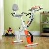 HOMCOM 2-in-1 Upright Exercise Bike Stationary Foldable Magnetic ...