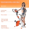 HOMCOM 2-in-1 Upright Exercise Bike Stationary Foldable Magnetic ...