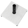 Outsunny 12kg Garden Parasol Base with Adjustable Foot Pad, Concrete ...
