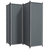 Outsunny Biombo de 4 Paneles Separador de Ambientes Plegable 223x170 cm ...