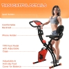 HOMCOM 2-In-1 Upright Exercise Recumbent Bike Adjustable Resistance ...