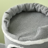 PawHut Barrel Shaped Cat Tree with Sisal Scratching Posts, Cat Bed ...
