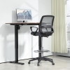 Vinsetto Ergonomic Mesh Back Drafting Chair Draughtsman Chair with ...