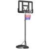 SPORTNOW Height Adjustable Basketball System, Freestanding Basketball ...