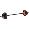 SPORTNOW 20kg Barbell Weights Set, Adjustable Weight Set, Free Body ...