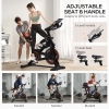 HOMCOM Exercise Bike, 8kg Flywheel Stationary Bike Indoor Cycling Machine with Adjustable ...