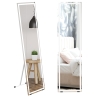 HOMCOM Standing Dressing Mirror with LED Lights, Wall Dressing Mirror ...