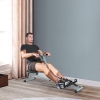 HOMCOM Rowing Machine Rower Workout Trainer Cardio W/ Monitor-Grey ...