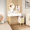 HOMCOM Elegant Dressing Table, with Storage - White | Aosom UK