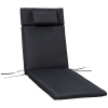 Outsunny Garden Sun Lounger Cushion Replacement Thick Sunbed Reclining ...