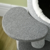 PawHut Barrel Shaped Cat Tree with Sisal Scratching Posts, Cat Bed ...