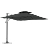 Outsunny Garden Parasol, 3(m) Cantilever Parasol with Hydraulic ...