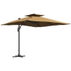Outsunny Garden Parasol, 3(m) Cantilever Parasol with Hydraulic ...