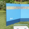 Outsunny Camping Windbreaker with Clear Windows, Carry Bag and Steel ...