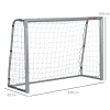 SPORTNOW 8ft x 5ft Football Goal, Football Net for Garden with Ground ...