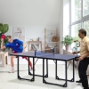 HOMCOM Table de tennis de table table de ping-pong avec filet se ...