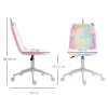 Vinsetto Fluffy Unicorn Office Chair with Mid-Back and Swivel Wheel ...