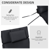 Outsunny Garden Sun Lounger Cushion Replacement Thick Sunbed Reclining ...