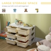 ZONEKIZ Kids Storage Units with 6 Drawers, 3 Tier Kids Toy Storage ...